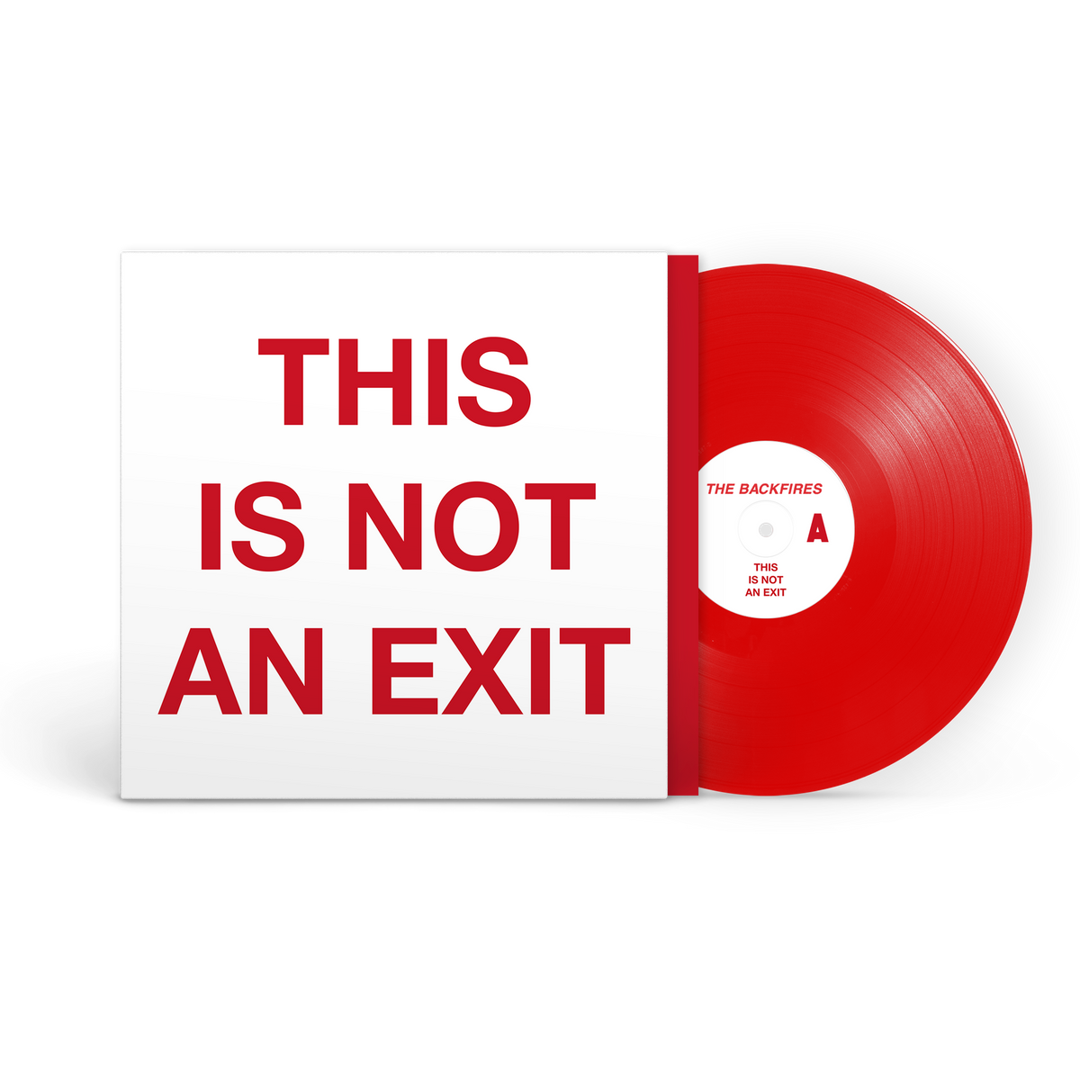 THIS IS NOT AN EXIT VINYL (TRANSPARENT RED) – The Backfires